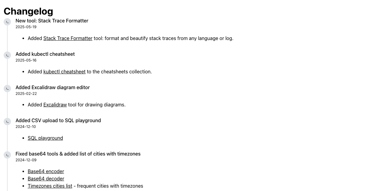 Changelog